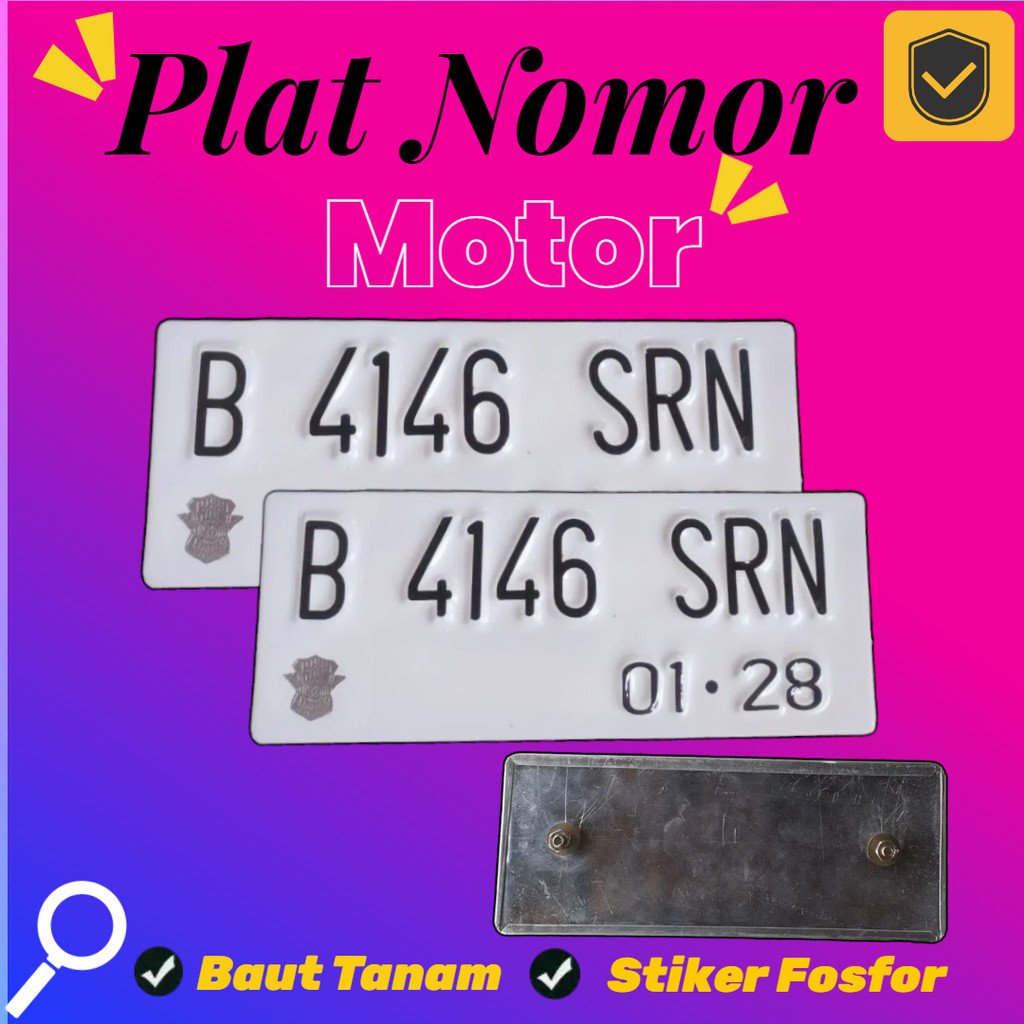 Jual PLAT custom NAMA ALL motor / sepeda listrik / BAUT TANAM COD ...
