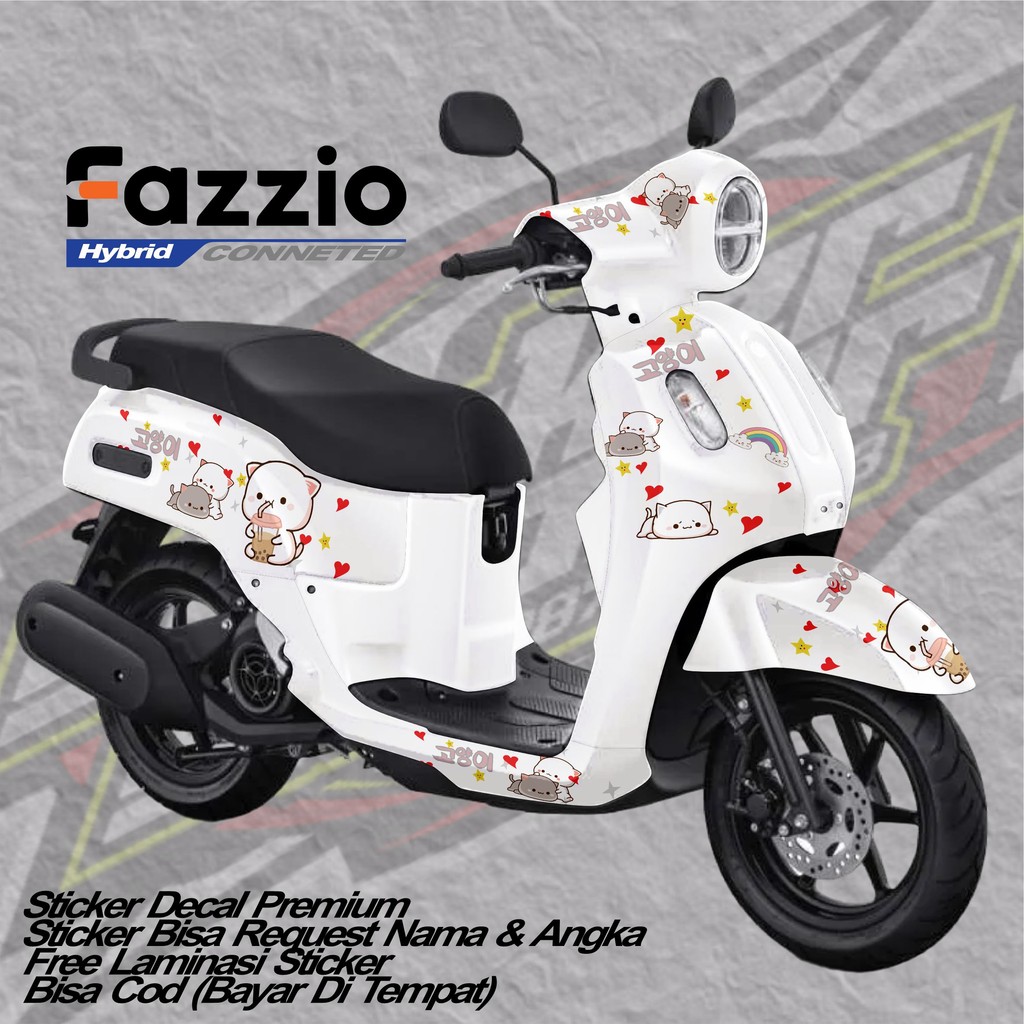 Jual 045 Sticker Decal FAZZIO FullBody Bisa Request Nama Angka Terbaru ...