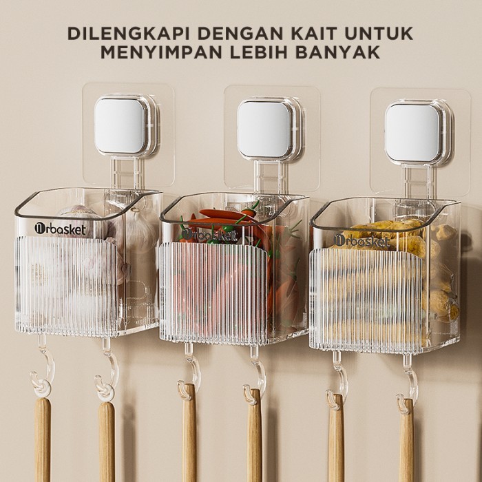 Jual WUMMO HANGING CONTAINER BOX KOTAK DAPUR GANTUNG MULTIFUNGSI ...