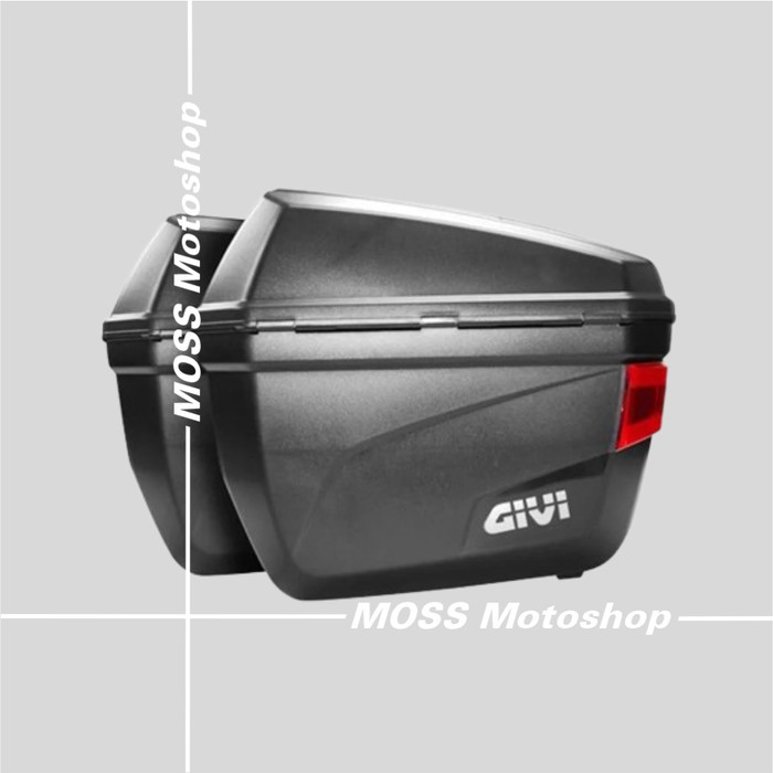 Jual BOX MOTOR GIVI E22N SIDE BOX BLACK PANIER BOX PAIR 22 LITER ...