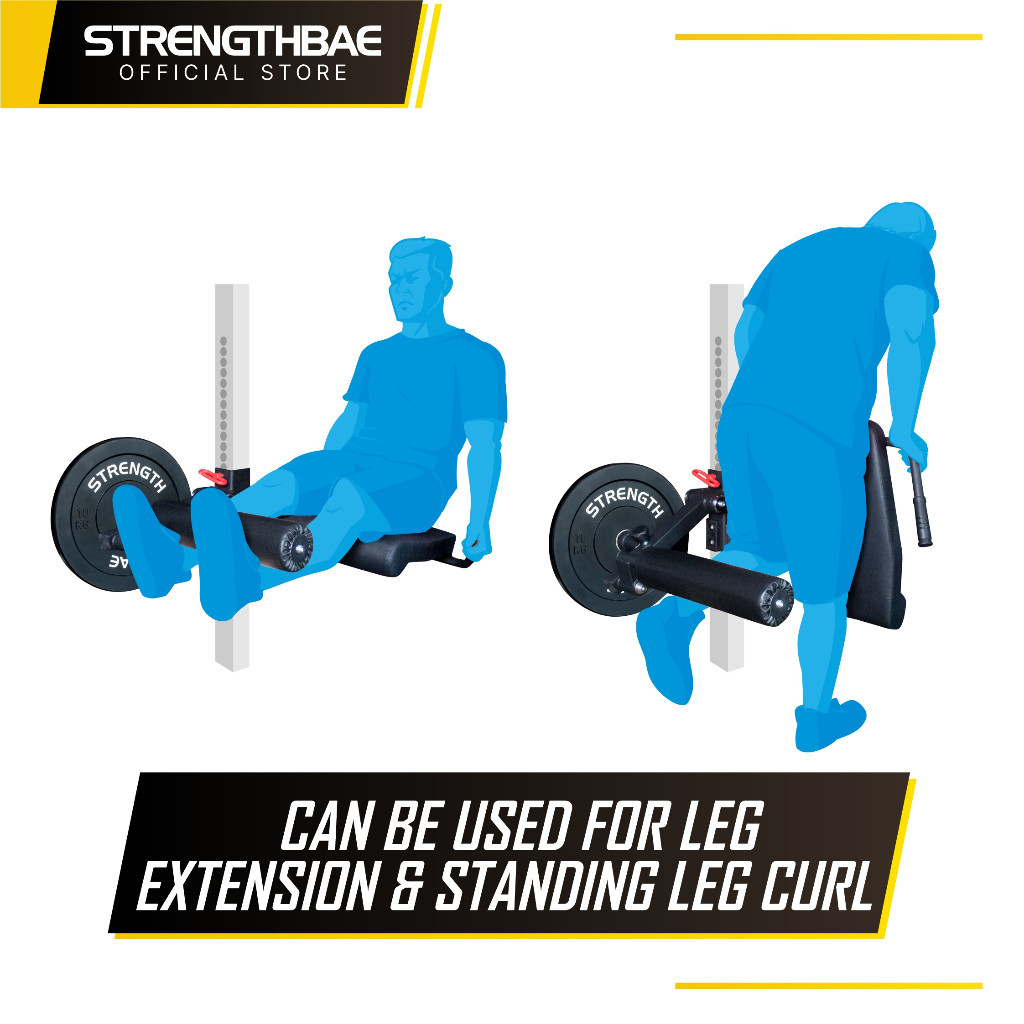 Jual Leg Extension Leg Curl Attachment STRENGTHBAE Power Rack All in ...