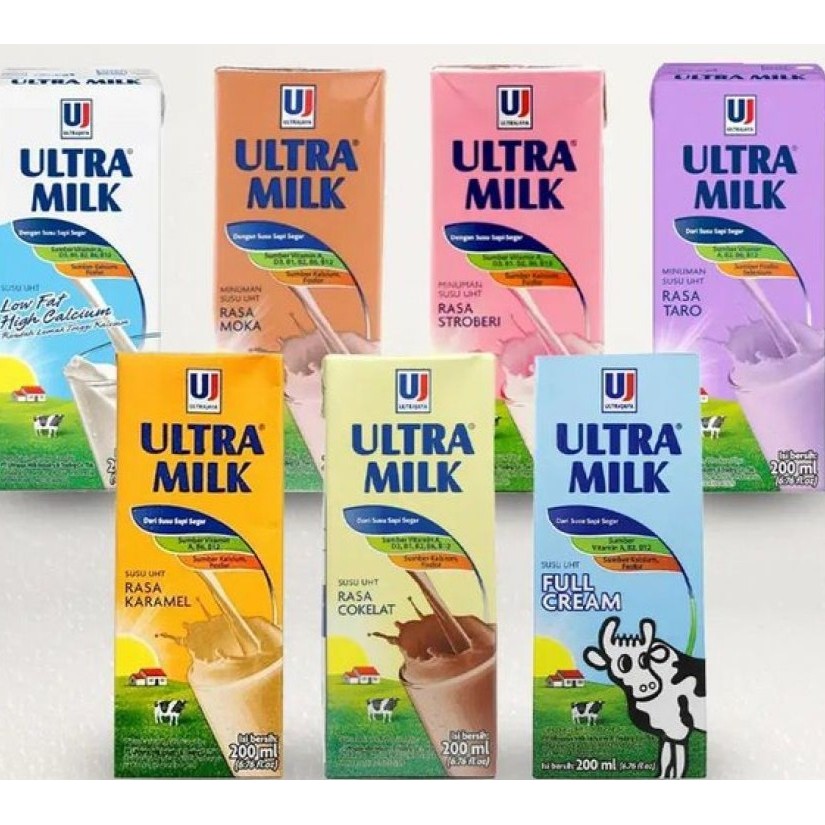 Jual Ultra Milk UHT Isi 250 Ml / Susu UHT Ultra Milk | Shopee Indonesia