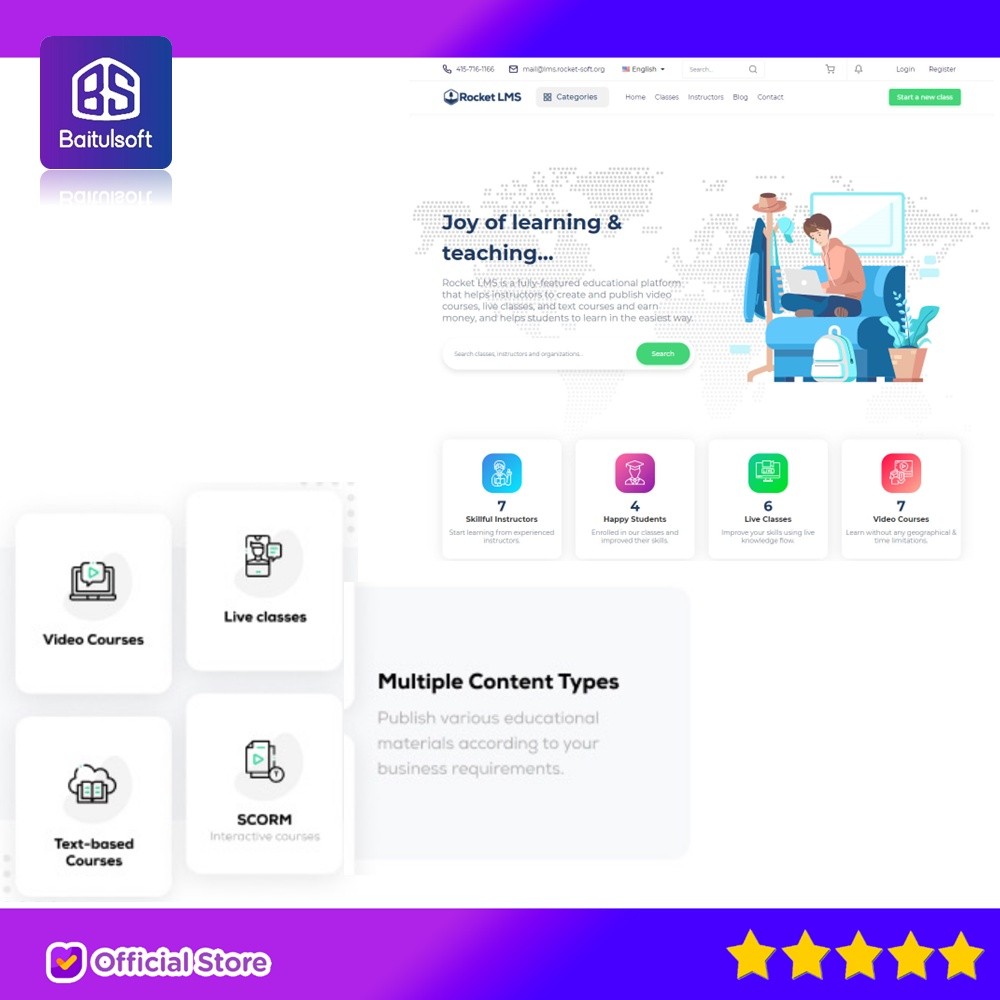 Jual SOURCE CODE APLIKASI ROCKET LMS - LEARNING MANAGEMENT & ACADEMY SCRIPT | Shopee Indonesia