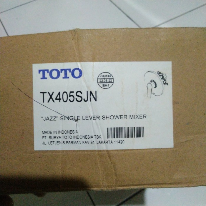 Jual TOTO TX 405 SJN (kran tanam mixer panas dingin) Indah Sanitary ...