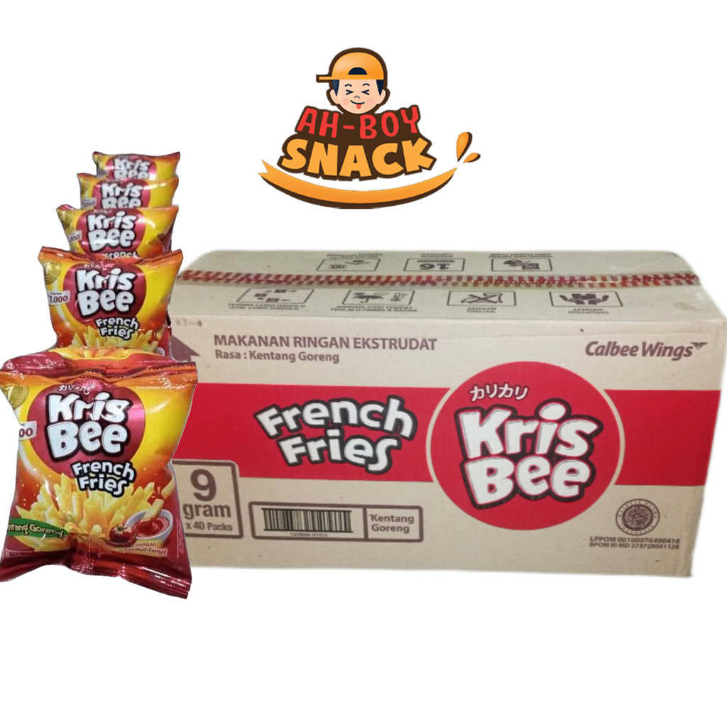 Jual 1 DUS KRISBEE RENCENG FRENCH FRIES ISI 4 RENCENG X 10 SACHET X 9 ...