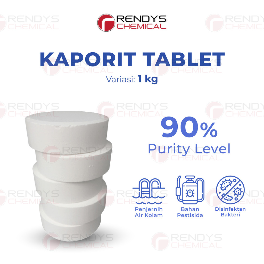 Jual Kaporit Tablet // Klorin Tablet Besar 1 Kg | Shopee Indonesia