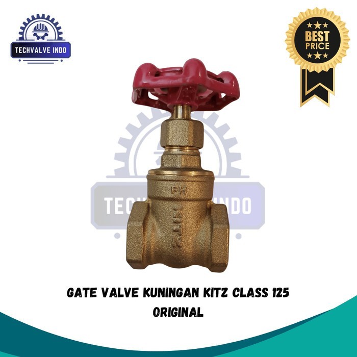 Jual GATE VALVE KITZ KUNINGAN 2 1/2" INCH CLASS 125 DRAT ORIGINAL | Shopee Indonesia