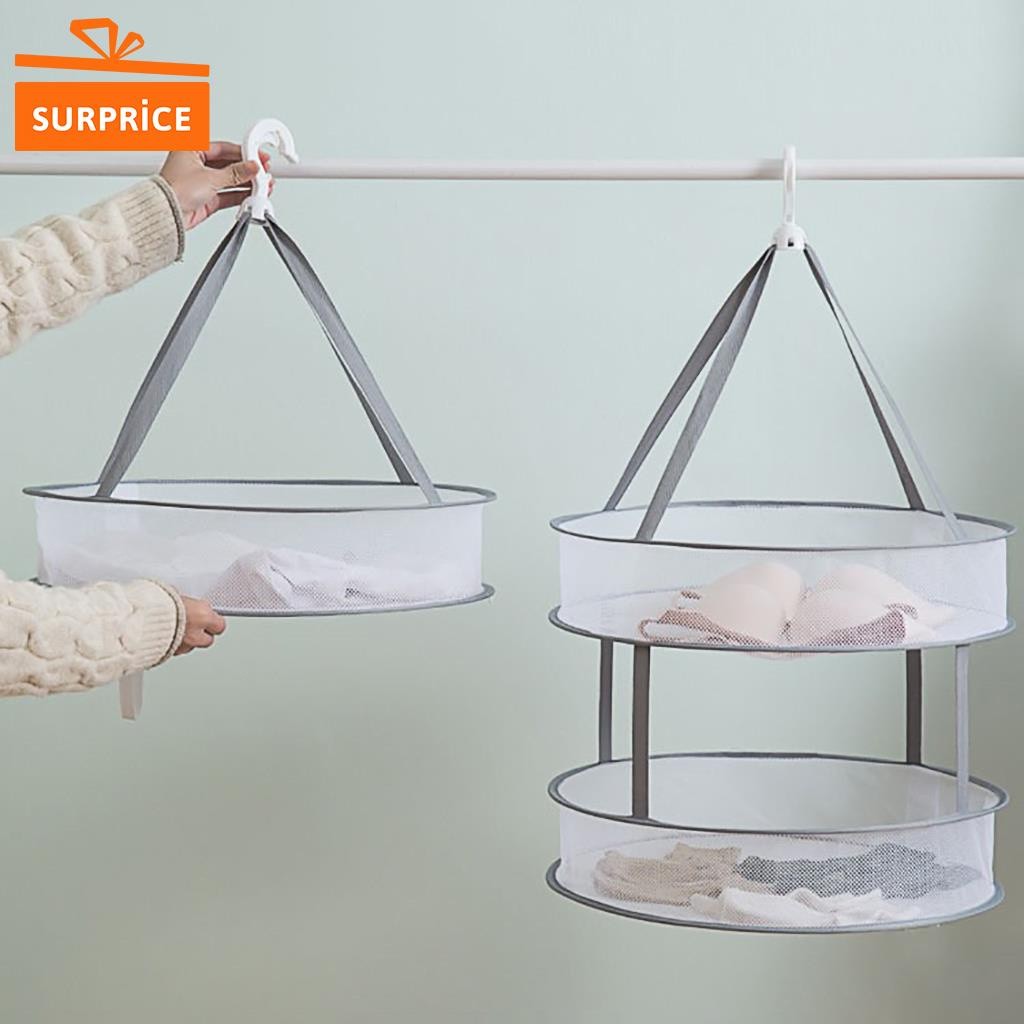 Jual [MEGA SALE] Surprice Jemuran Baju Jaring Gantung 2 Susun / Jemuran ...