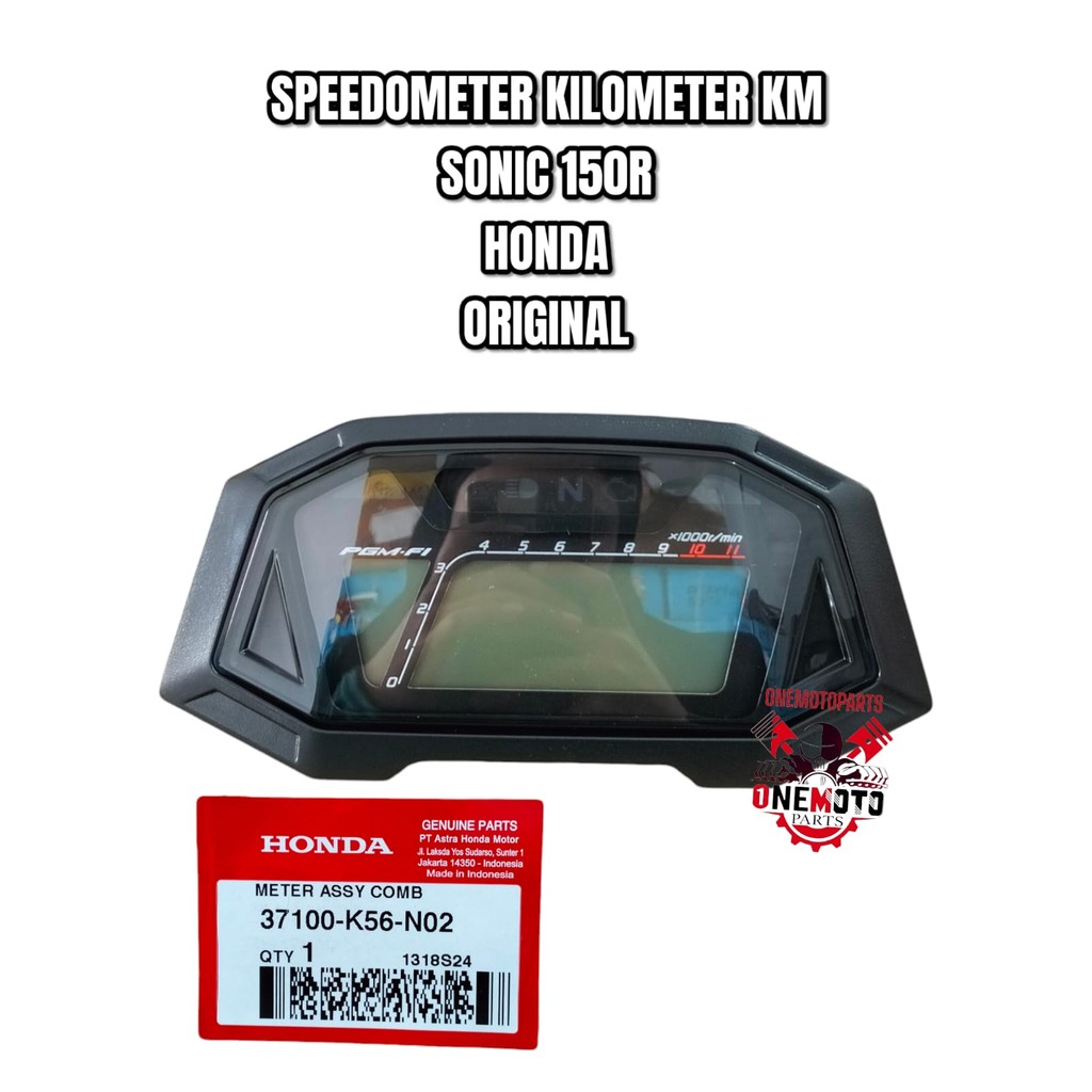 Jual ORIMOTO- SPEEDOMETER KILOMETER KM SONIC 150R HONDA 37100-K56-N02 ...