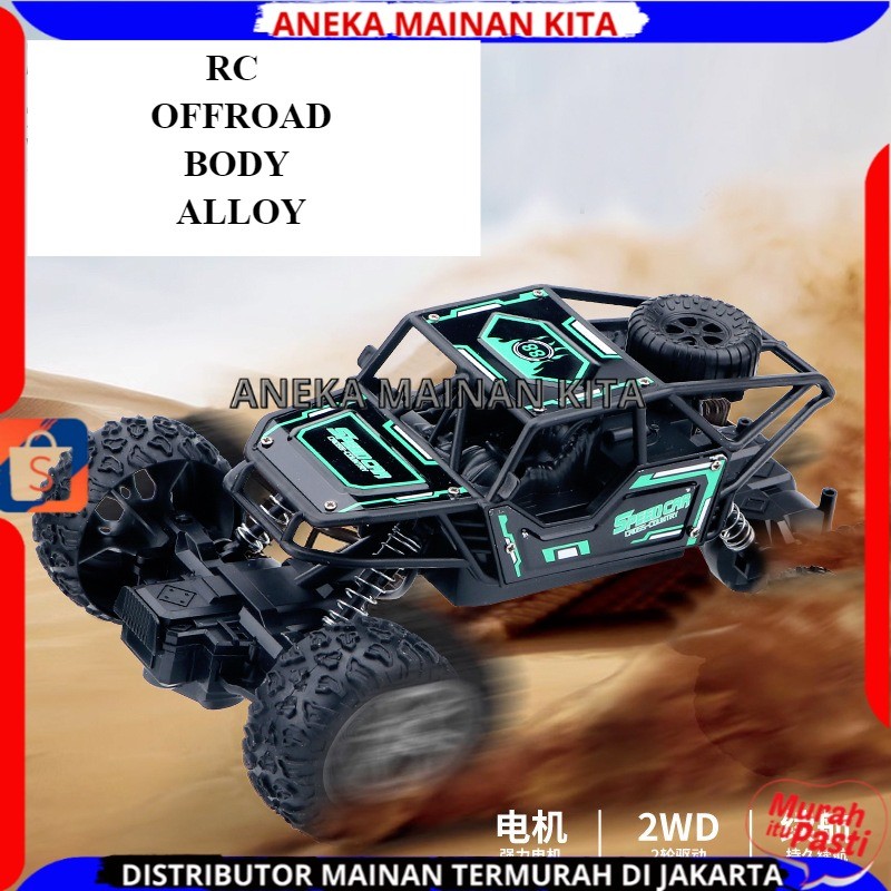 Jual Mobil Remote Control Alloy Off-Road Car Mainan RC Mobil Climbing Car 2WD Powerful Dengan ...