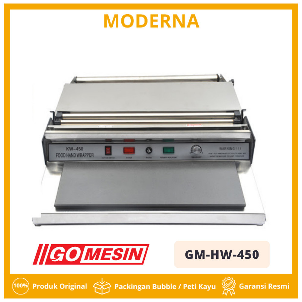 Jual Mesin Plastik Wrapping Hand Wrapper Machine HW-450 GOMESIN ...
