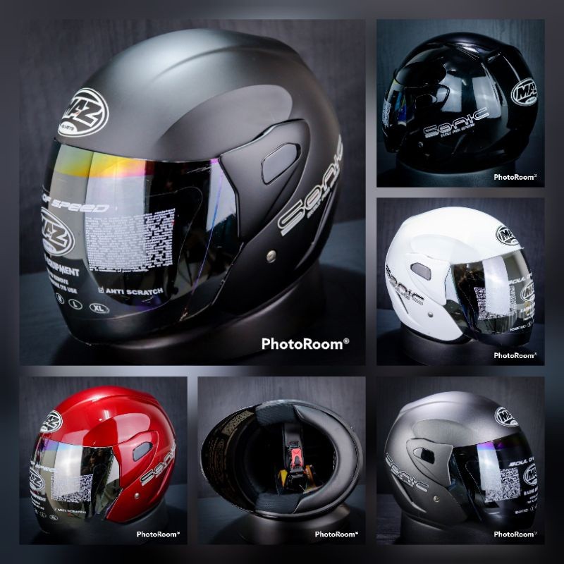 Jual Helm MAZ Sonic polos Solid Original | Shopee Indonesia