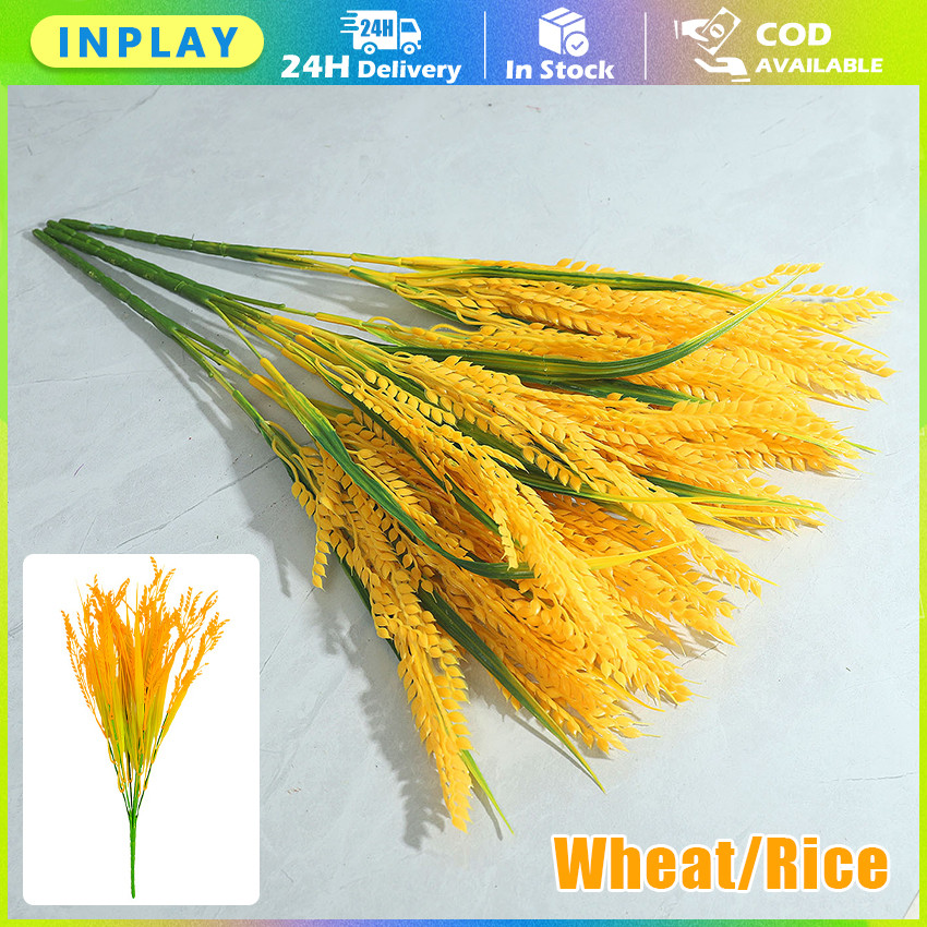 Jual Bunga Hias Padi Padian / Bunga Plastik Imitasi Tanaman Padi ...