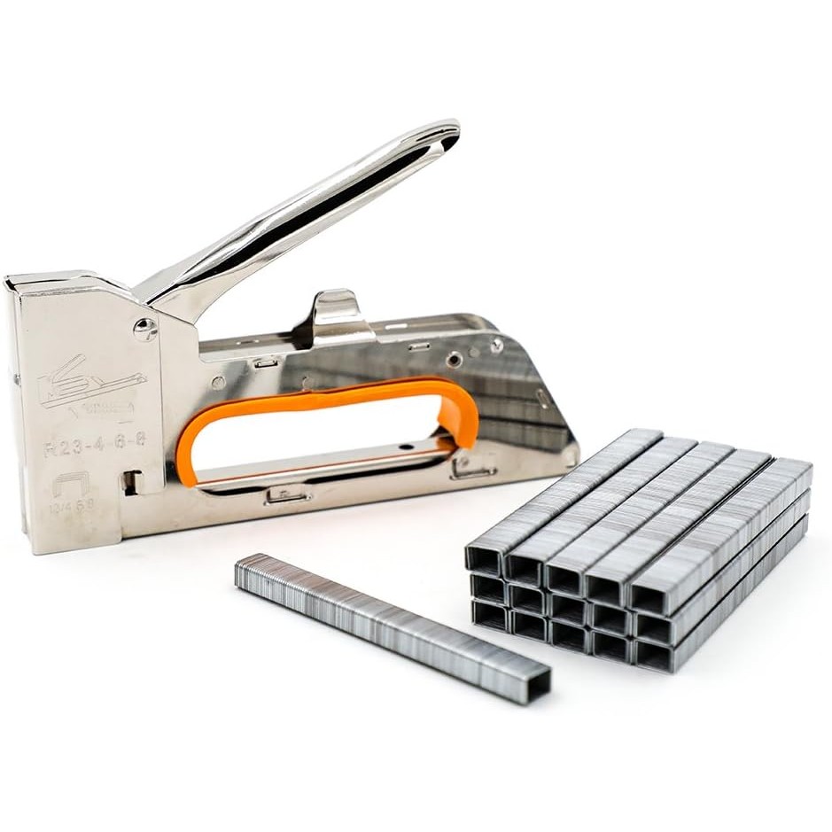 Jual Gun Tacker Staples Staple Stapler Tembak Kertas Kayu Jok 13/4-6 ...