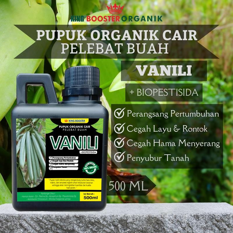 Jual Pupuk Booster VANILI 500ml Pupuk Cair VANILI Pupuk Semprot Untuk ...