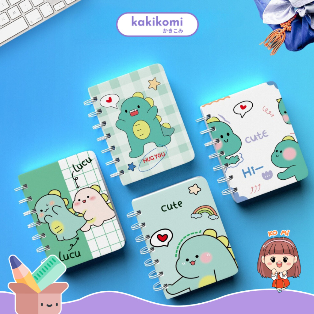 Jual Notebook A7 Buku Kecil Lucu Karakter Catatan Scrapbook Mini Buku ...