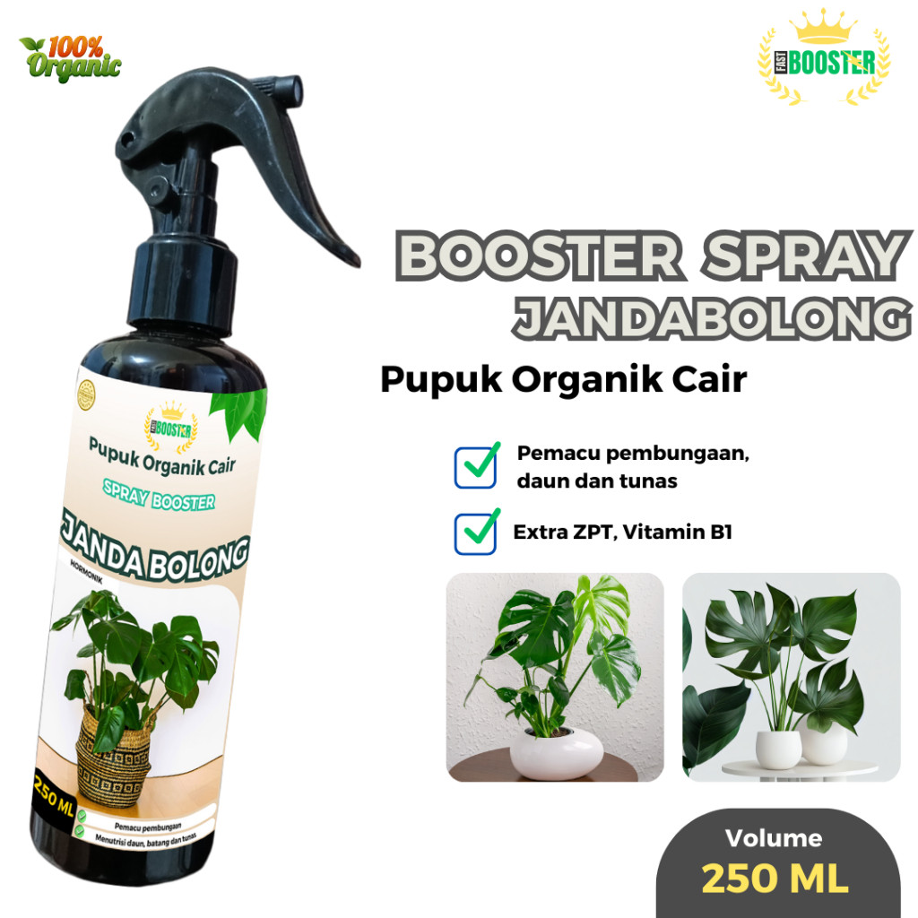 Jual Fast Booster-pupuk spraybooster Janda Bolong 250ml vitamin daun dan pemacu pembungaan ...
