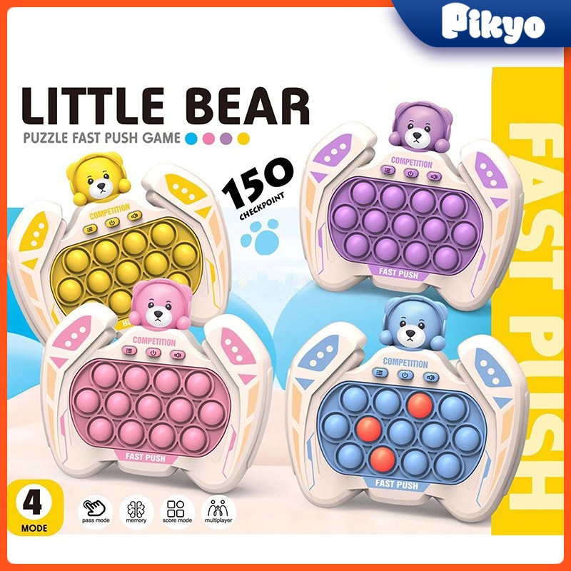 Jual Pikyo 999 level Electric Pop It / PoP It Fast Push Squeeze Toy / Pop It Electronic Machine ...