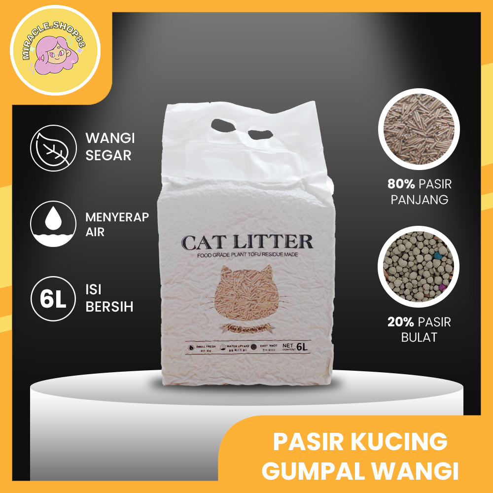 Jual MS Pasir Pup Kucing Gumpal Wangi Tofu Soya | Shopee Indonesia