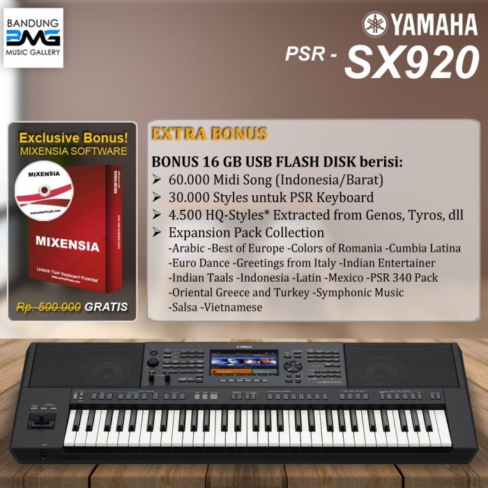 Jual Yamaha PSR SX920 Keyboard Arranger / PSRSX920 / PSR SX 920 ...