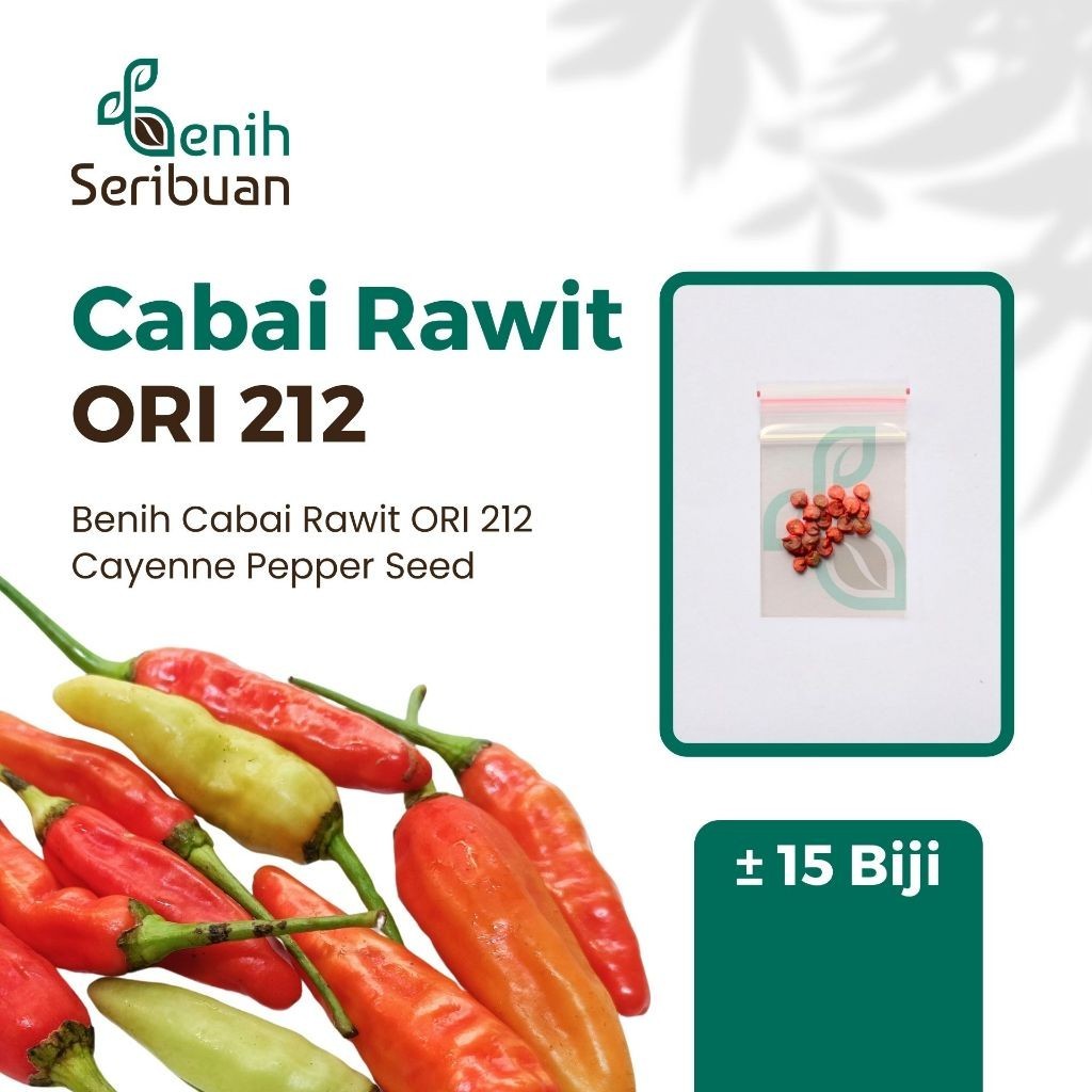 Jual Benih Seribuan - 15 Benih Cabe Rawit ORI 212 Unggul | Shopee Indonesia