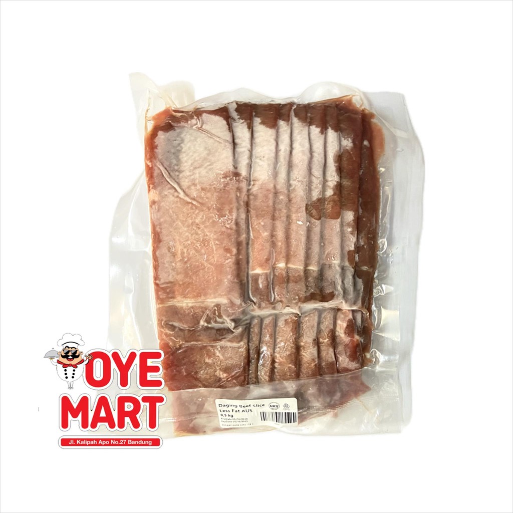 Jual DAGING BEEF SLICE LOW FAT AUS 500GR (GP) / BBQ / SUKI / YAKINIKU ...