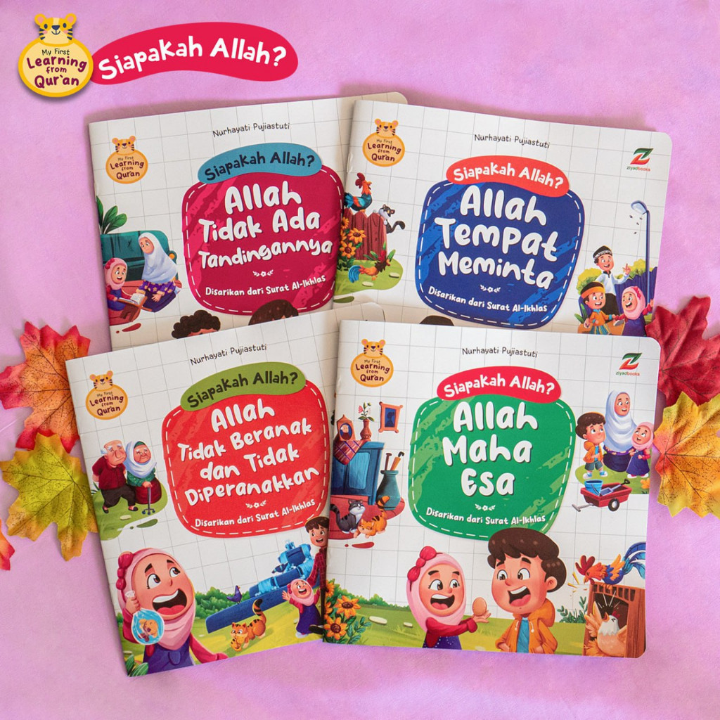 Jual ziyadbooks official buku MY FIRST LEARNING FROM QURAN Siapakah Allah cerita dongeng islami ...