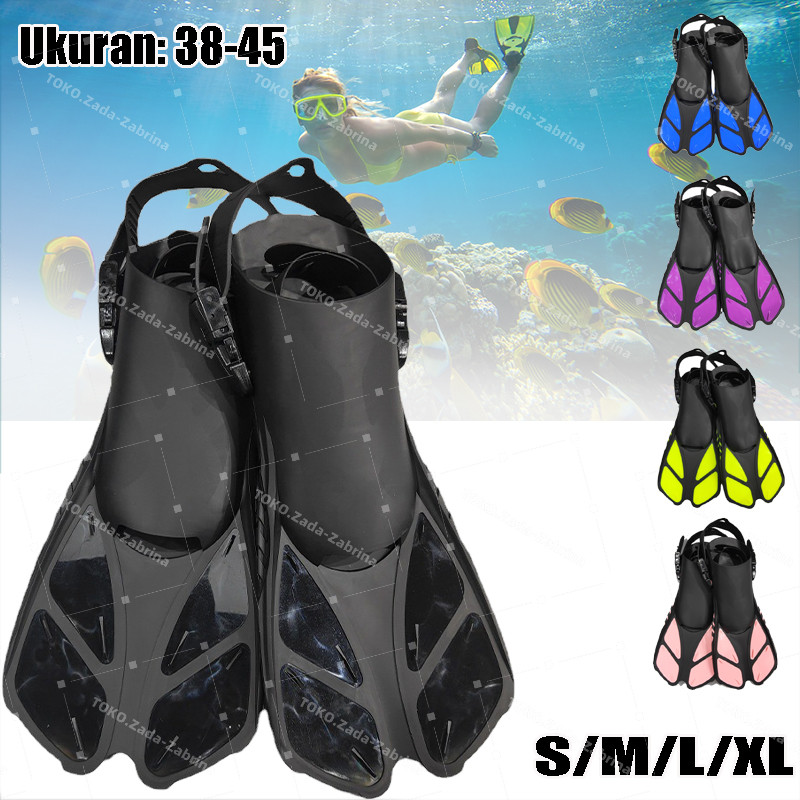 Jual Ready Stock Sepatu Katak Fins Snorkeling Kaki Katak Selam Renang ...