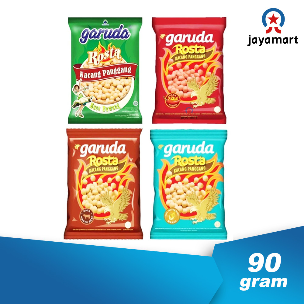 Jual Garuda Rosta Kacang Panggang 90 gr Bawang Pedas Jagung Wagyu Beef ...