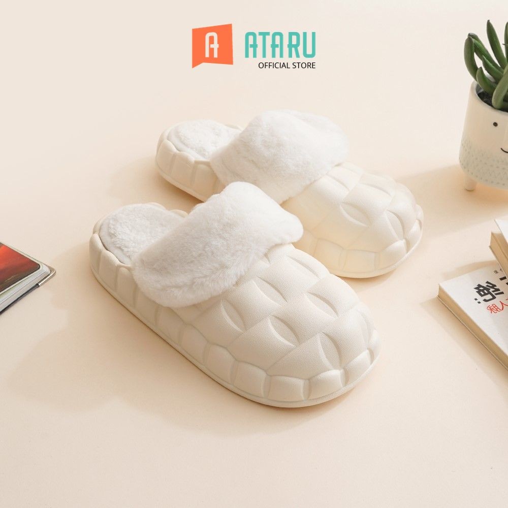 Jual Ataru Ukuran 38/39 Sandal Rumah Igloo - Putih Home Slippers Alas ...