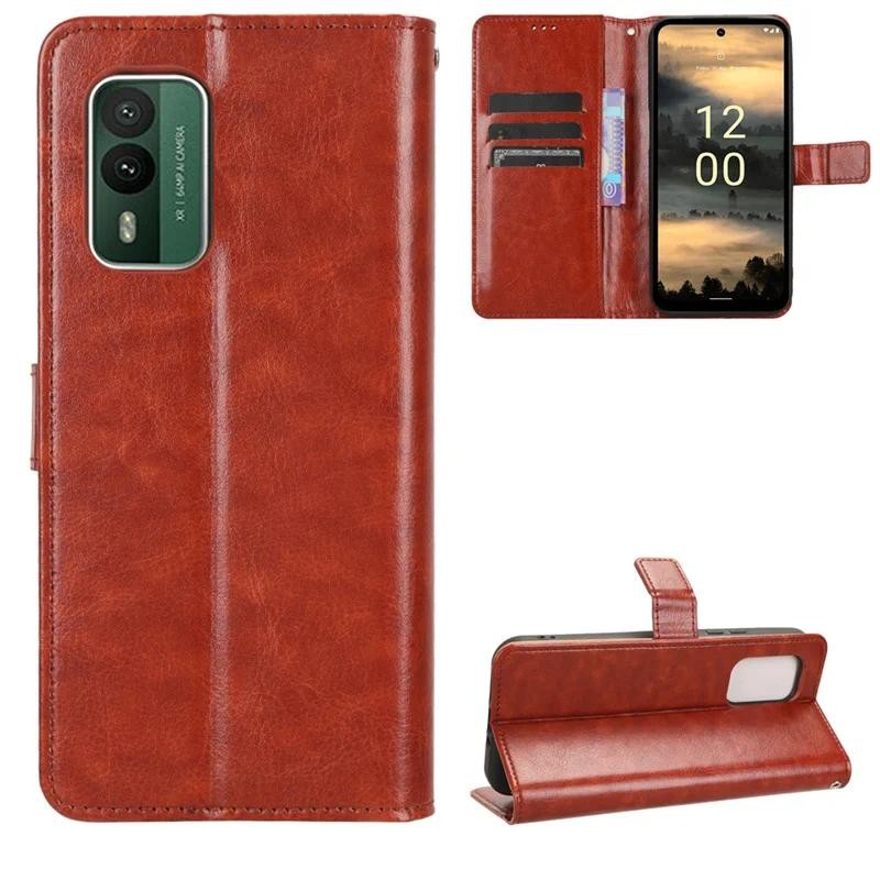 Jual Caing HP Nokia XR21 case Bahan kulit sapi mewah asli Cover Skin PU ...
