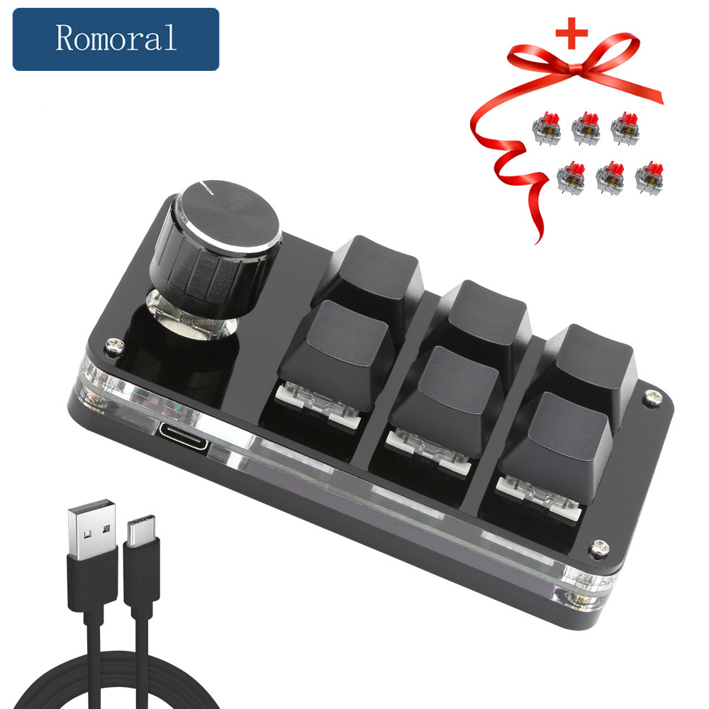 Jual Mechanical Hotswap Macropad Custom Keyboard USB Bluetooth RGB Photoshop Gaming Programming ...