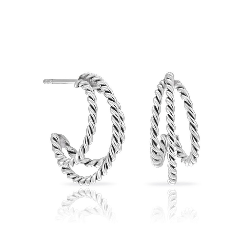 Jual Anting perak Oxi -Oxi Silver Earrings | Shopee Indonesia