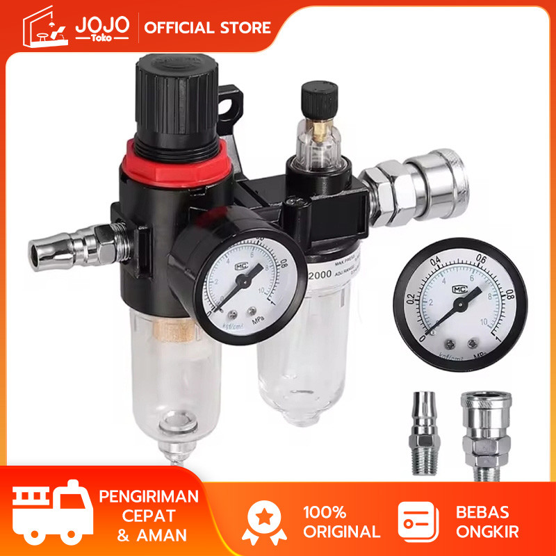 Jual Air Filter Regulator atau Saringan Kompresor AFR2000 Mollar Single ...