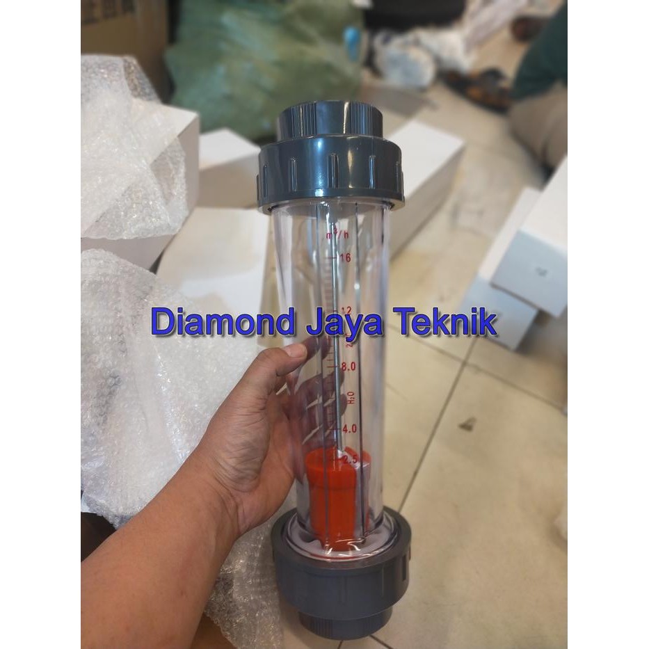 Jual Flow Meter Rotameter 2,5 sd 16 m3 meter kubik / Rotameter 2" Inch ...