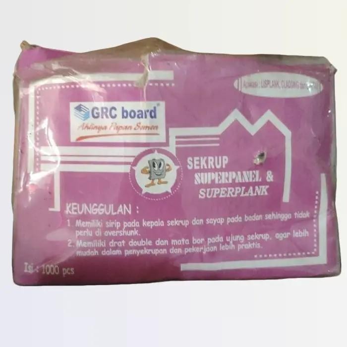 Jual Skrup Superpanel u/ GRC Board uk 9mm - 15mm isi +/- 1000PCS ...