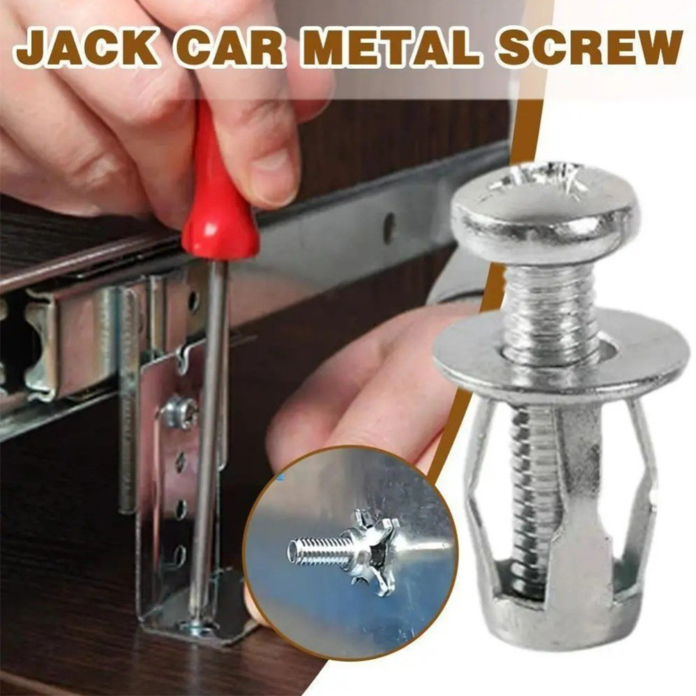 Jual 10 PCS Jack Nut Metal - Rivet Nut Plat Metal Mur Baut Sekrup ...