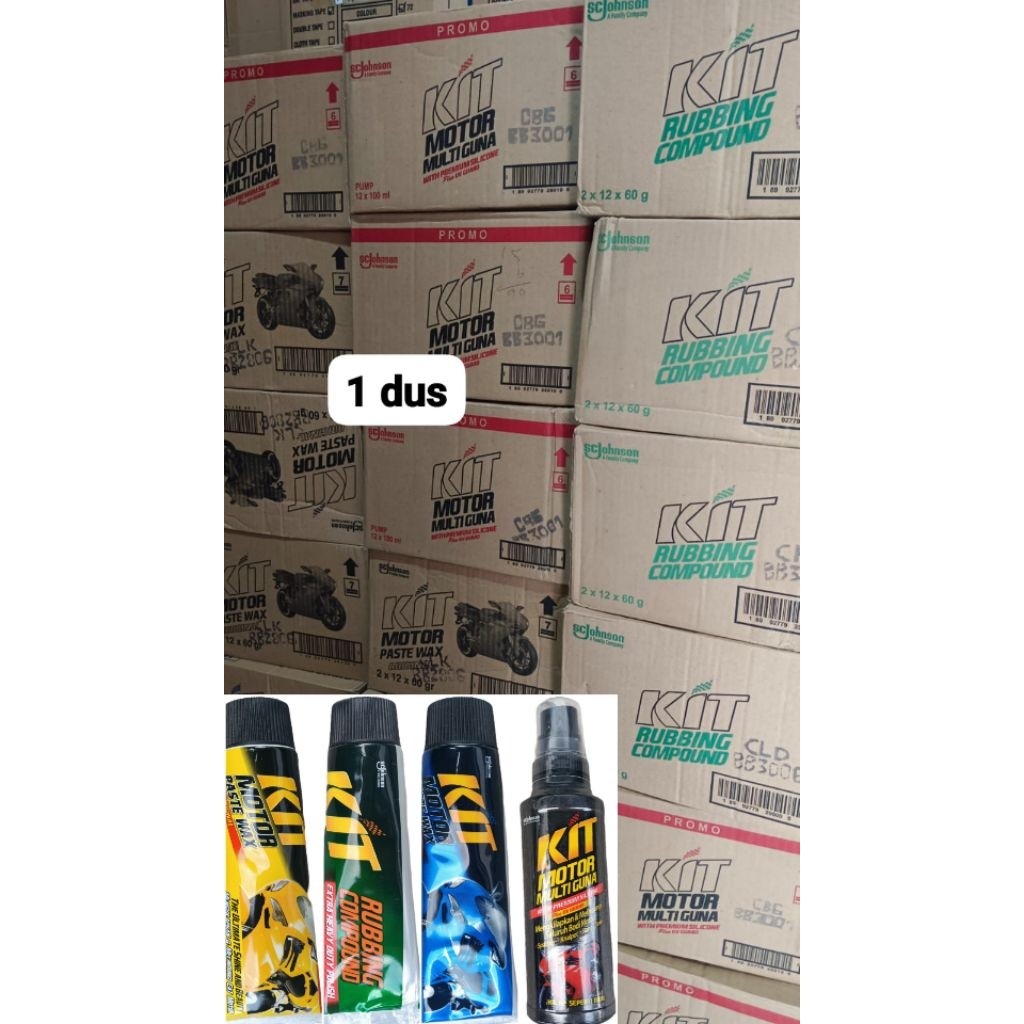 Jual PAKET 1 DUS kit motor paste wax original 1 dus kit motor paste wax ...