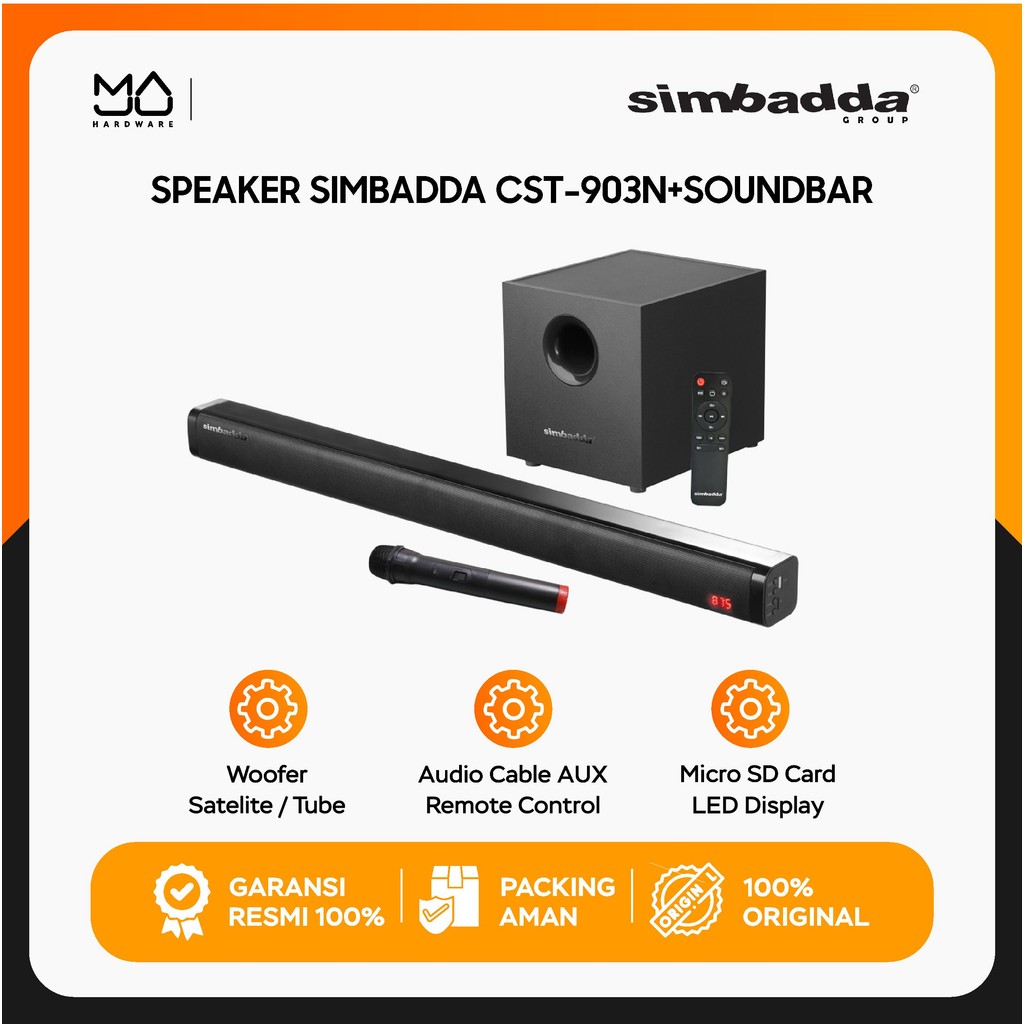 Jual Simbadda CST 903N+ Soundbar Speaker Home Cinema System | Shopee ...