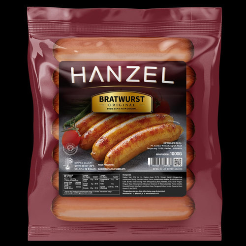 Jual Hanzel sosis bratwurst original isi 5 pcs | Shopee Indonesia