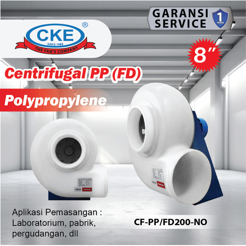 Jual CKE Centrifugal Fan 8 Inch Blower Keong Hisap Udara Asap Panas ...
