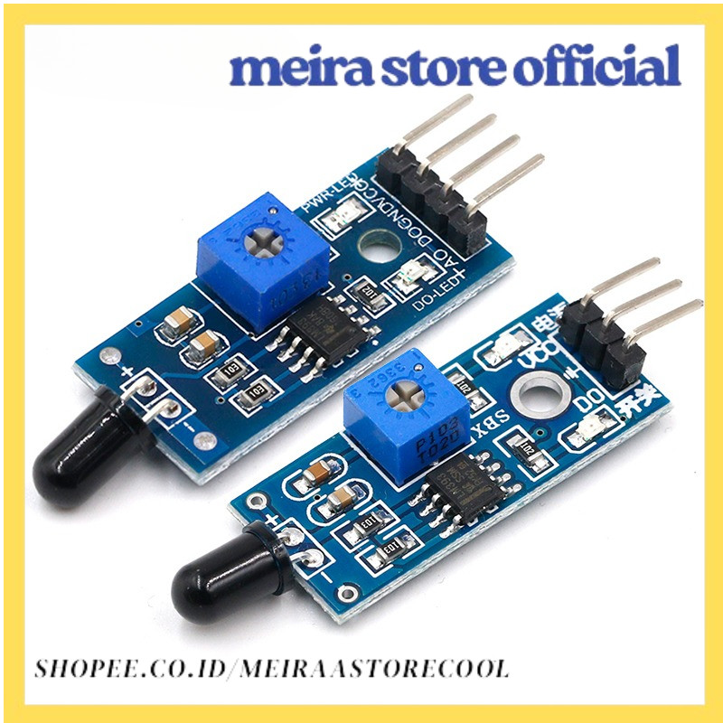 Jual IR Flame Detection Sensor Module Fire Detector Infrared Receiver Module for arduino Diy Kit ...