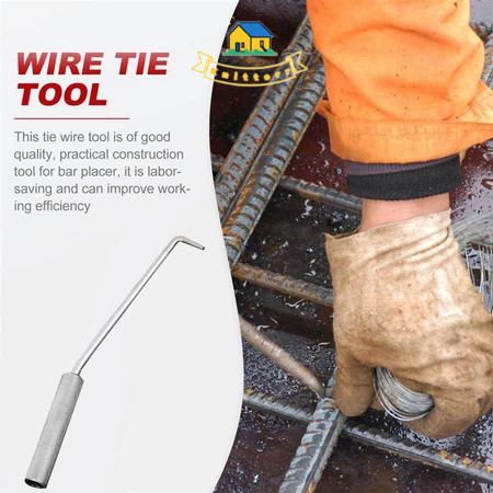 Jual Alat Ikat Kawat Bendrat Rebar Twist Ribbon Hook/Kait batang baja ...