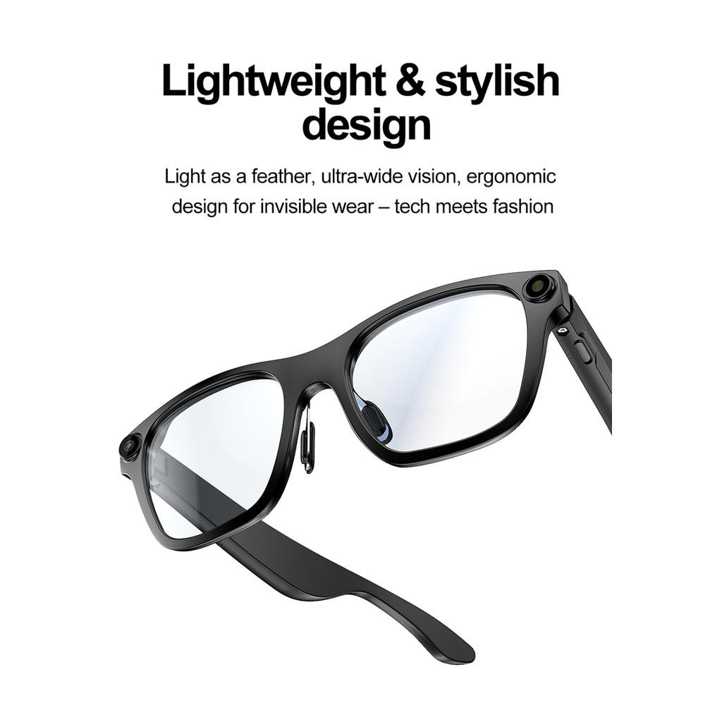 Jual Xiaomi S336 Smart AI Glasses HD Shooting Listening Call Recorng ...