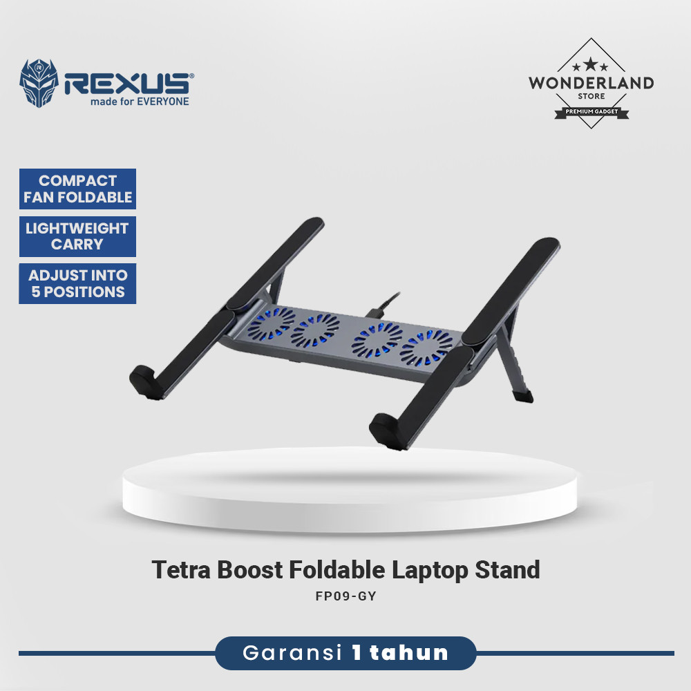 Jual Rexus Tetra Boost FP09 Tetra Pro FP10 Foldable Laptop Stand with ...