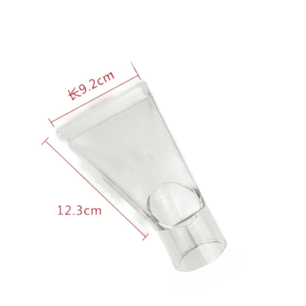 Jual 38mm Vacuum Cleaner Extraction Nozzle Spin Brush Head Clear Swivel ...