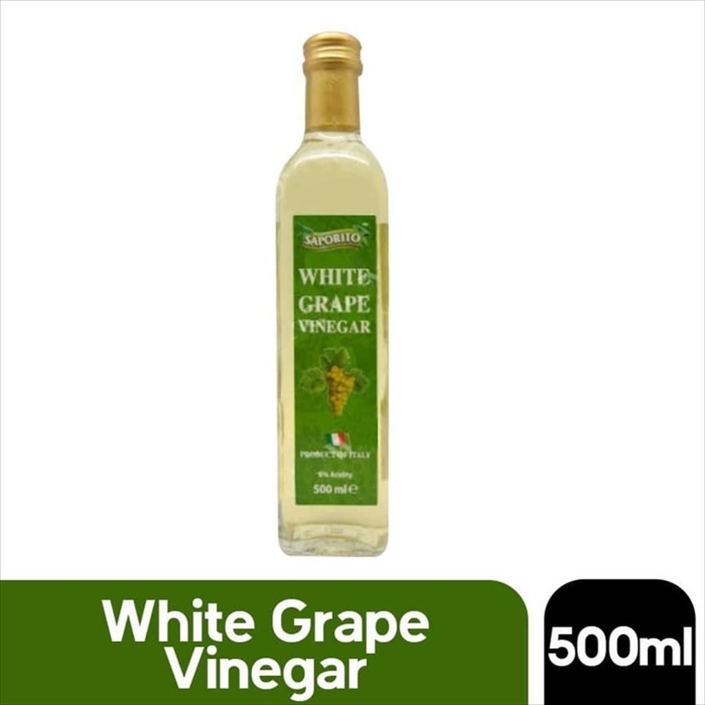Jual Saporito White Wine Vinegar 500 gr ( cuka anggur ) | Shopee Indonesia