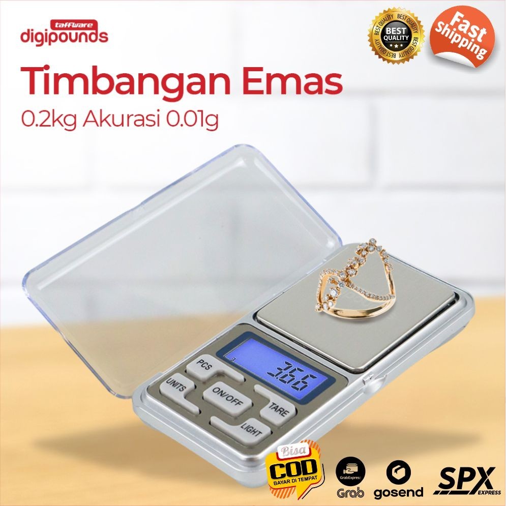 Jual Digital Pocket Scales Mini Timbangan Digital Skala Kecil Emas Perhiasan Batu Mulia | Shopee ...