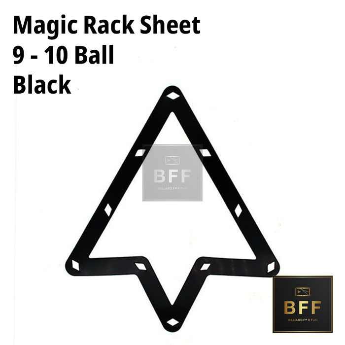 Jual Magic Billiard Ball Rack Alat Susun Bola Biliar - 9-10 Black ...