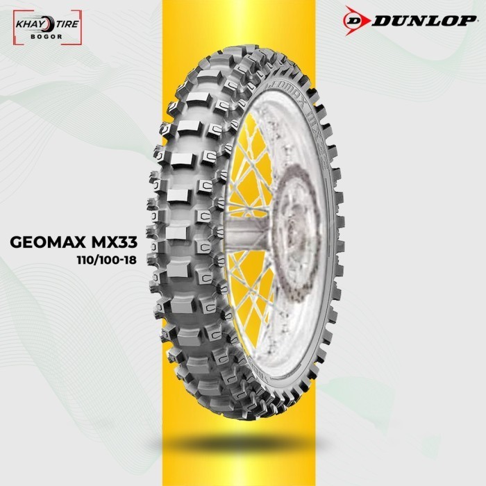 Jual Ban Motor TRAIL/CROSS - DUNLOP GEOMAX MX33 110/100-18 Non Tubeless | Shopee Indonesia